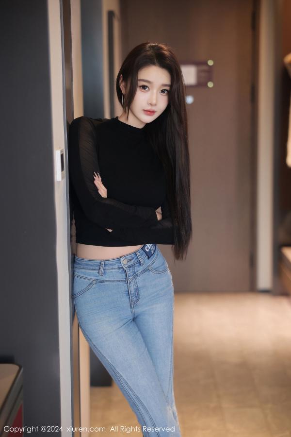 [XiuRen]高清写真图 2024.12.06 No.9555 Candy糖糖 新人美腿-蕾丝猫