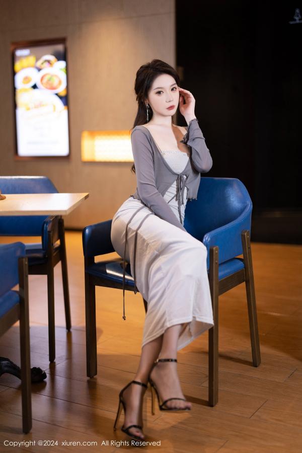 [XiuRen]高清写真图 2024.08.13 No.9007 梦心玥 丝袜美腿-蕾丝猫